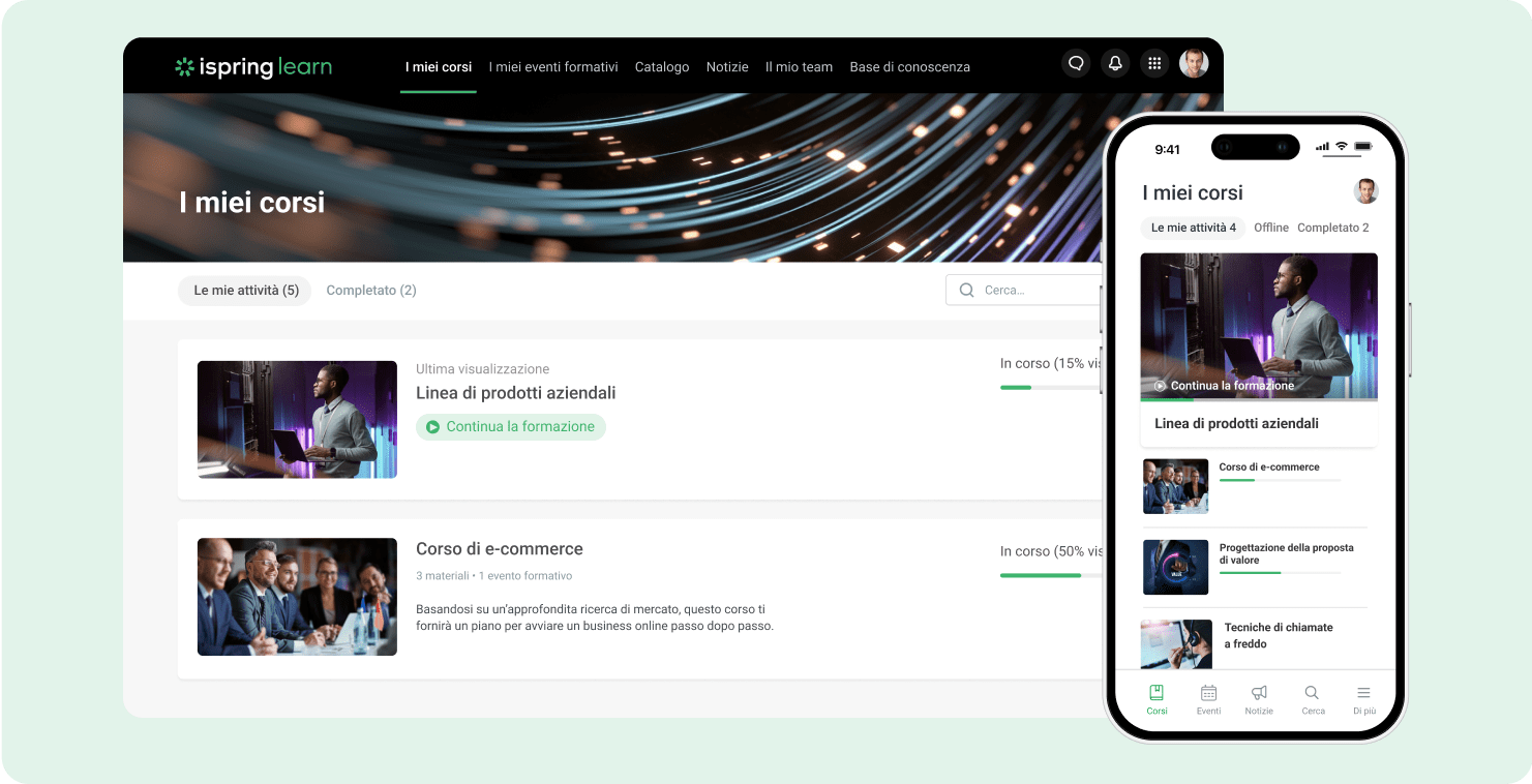 Soluzioni e-learning: LMS e authoring tool | iSpring